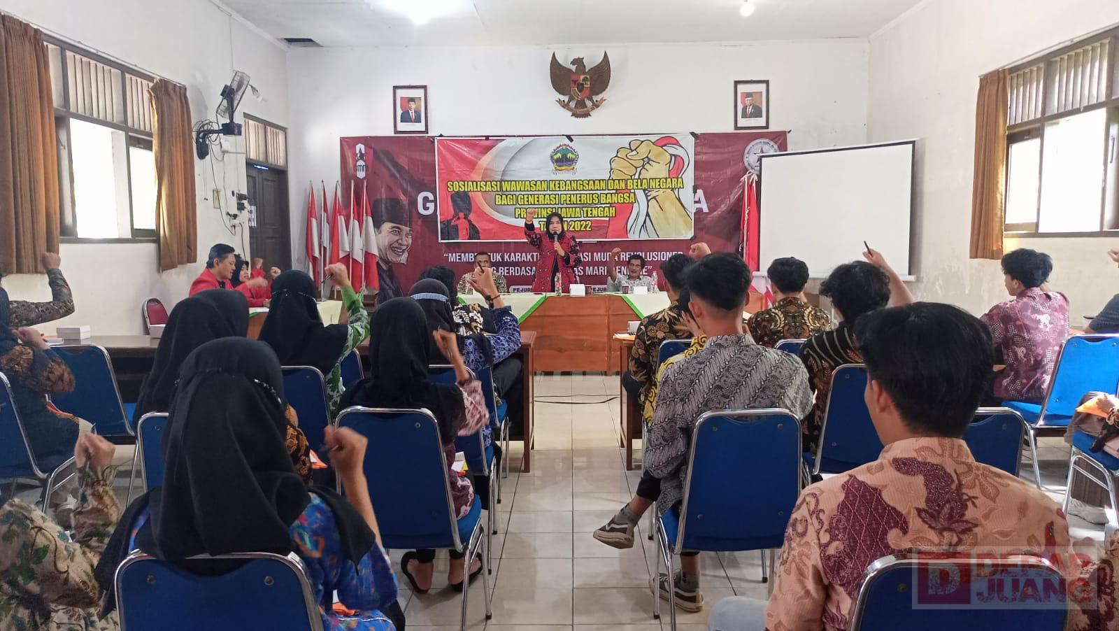 Bersama Disporapar Provinsi Jateng, Sri Ruwiyati Gelar Kuliah Kebangsaan | DERAP JUANG
